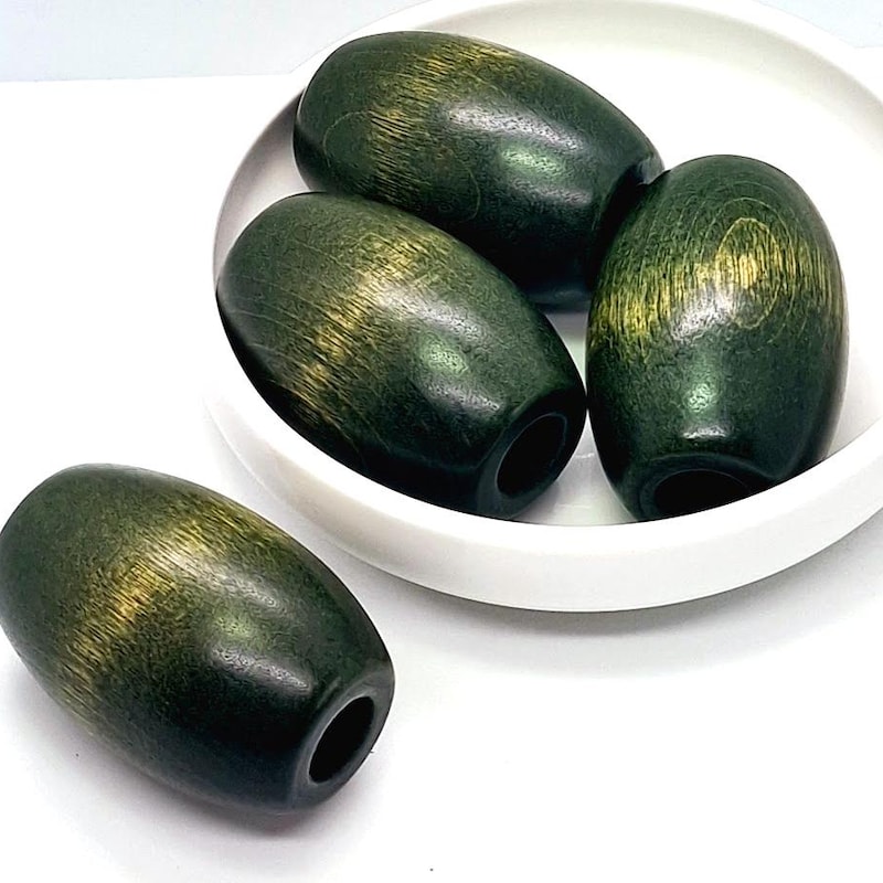 Large Wood Beads - Etsy