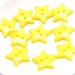 Yellow Star Acrylic Buttons, 2 Hole, Plastic Sewing Embellishments ...