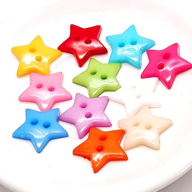 Star Buttons - Etsy