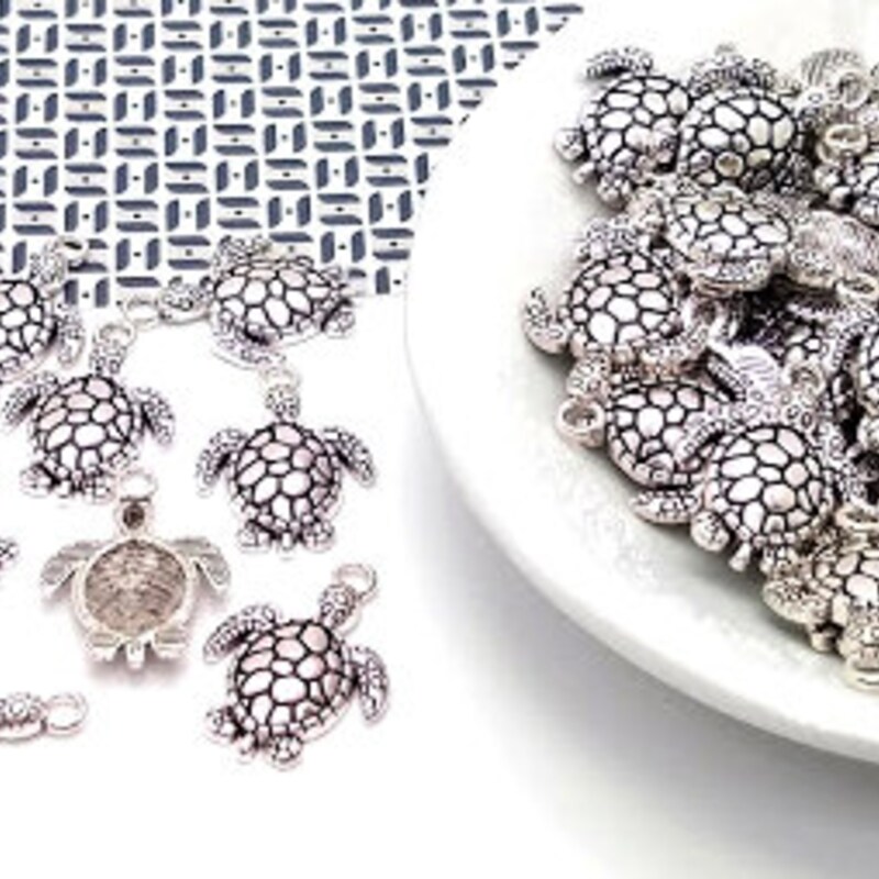 Turtle Charms - Etsy