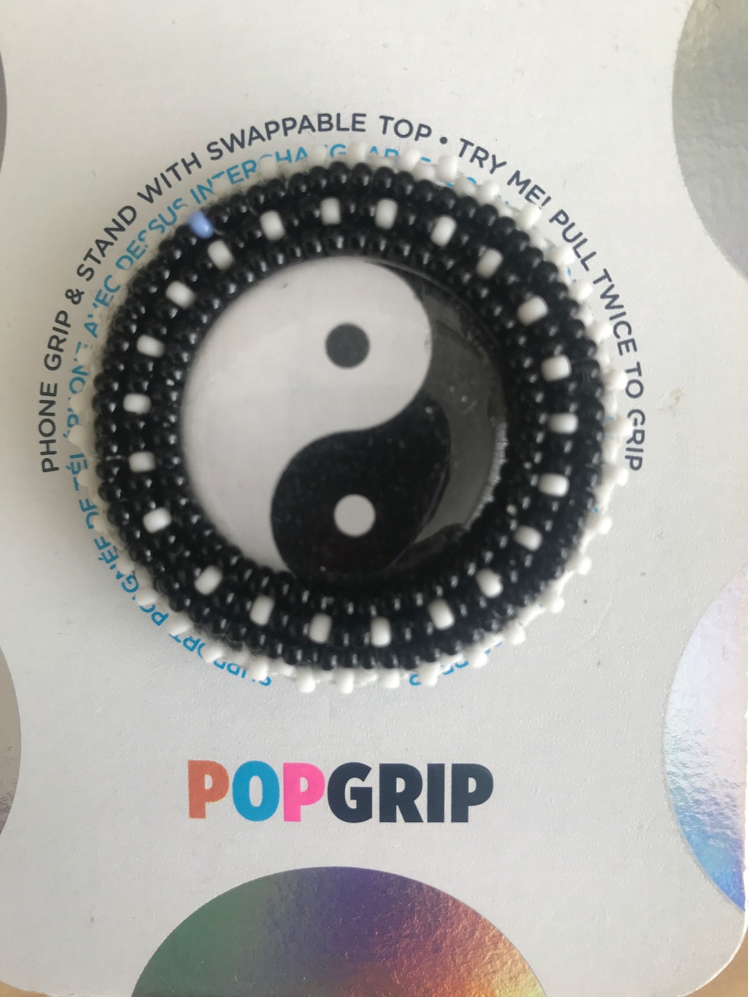 Indigenous Beaded Officicial Popsocket With Yin Yang - Etsy