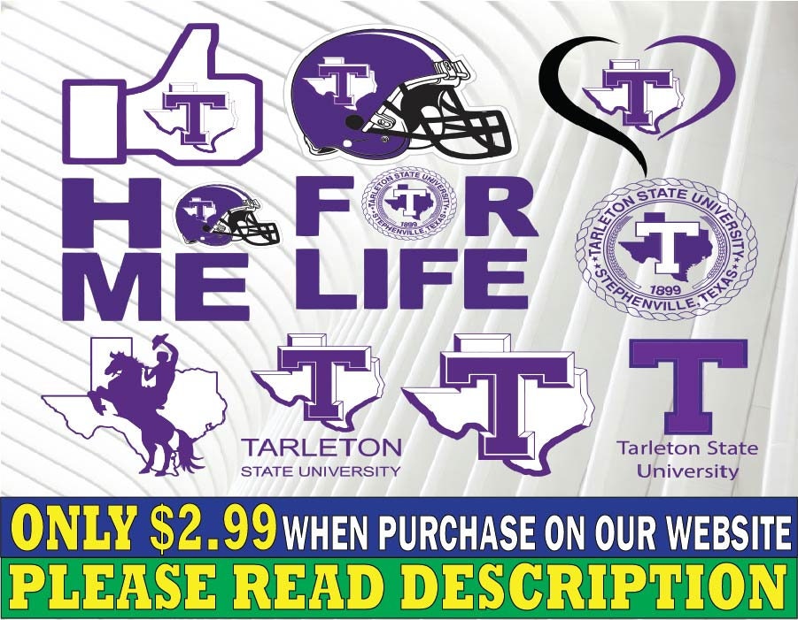Tarleton-state-texans Football Team Svg Tarleton-state-texans - Etsy