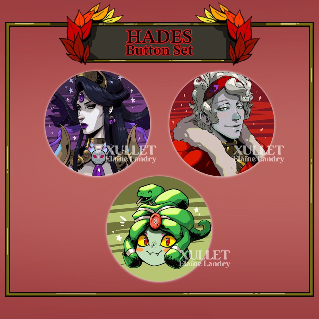 HADES Button Set (SET02) - Etsy