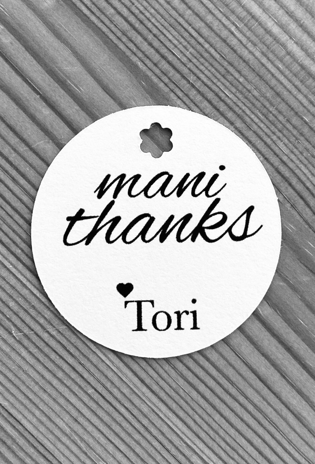 Manicure, Nail Polish Favor Gift Tag, Mani Thanks, Wedding, Bridal ...