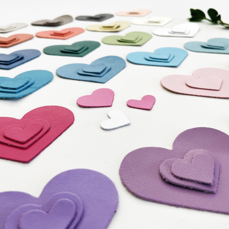 Leather Heart Shape - Etsy