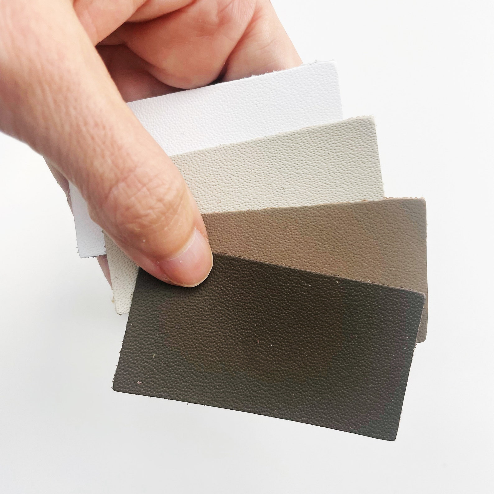 Colored Leather Patches: Metallic & Smooth Die Cut Pieces - Etsy