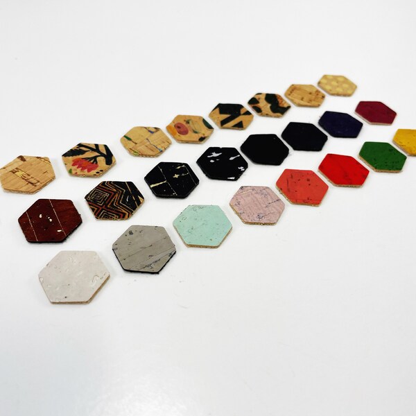 Leather Hexagon Patch - Etsy