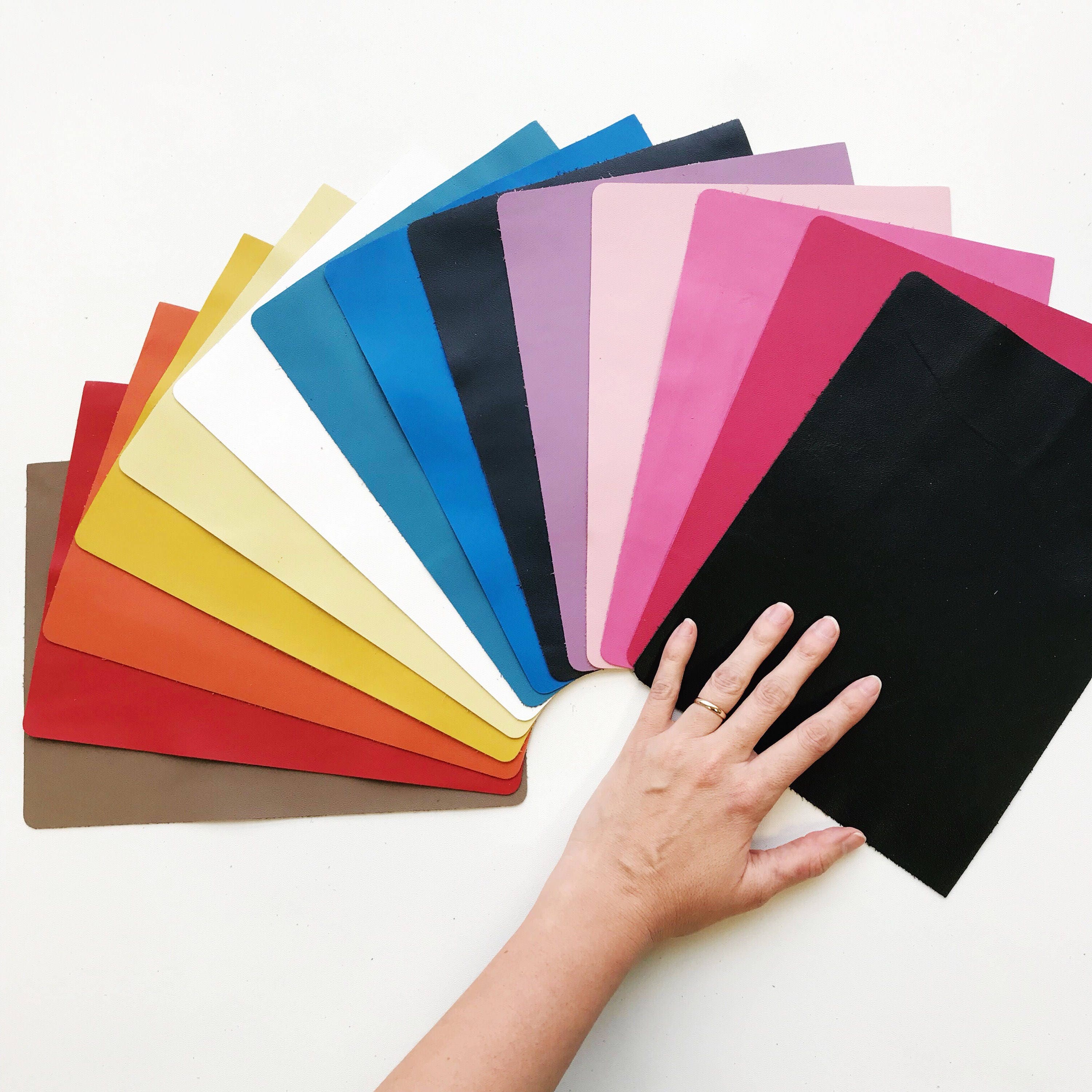 Colored Leather Sheets // 8x10 Leather Pieces // Smooth - Etsy Canada