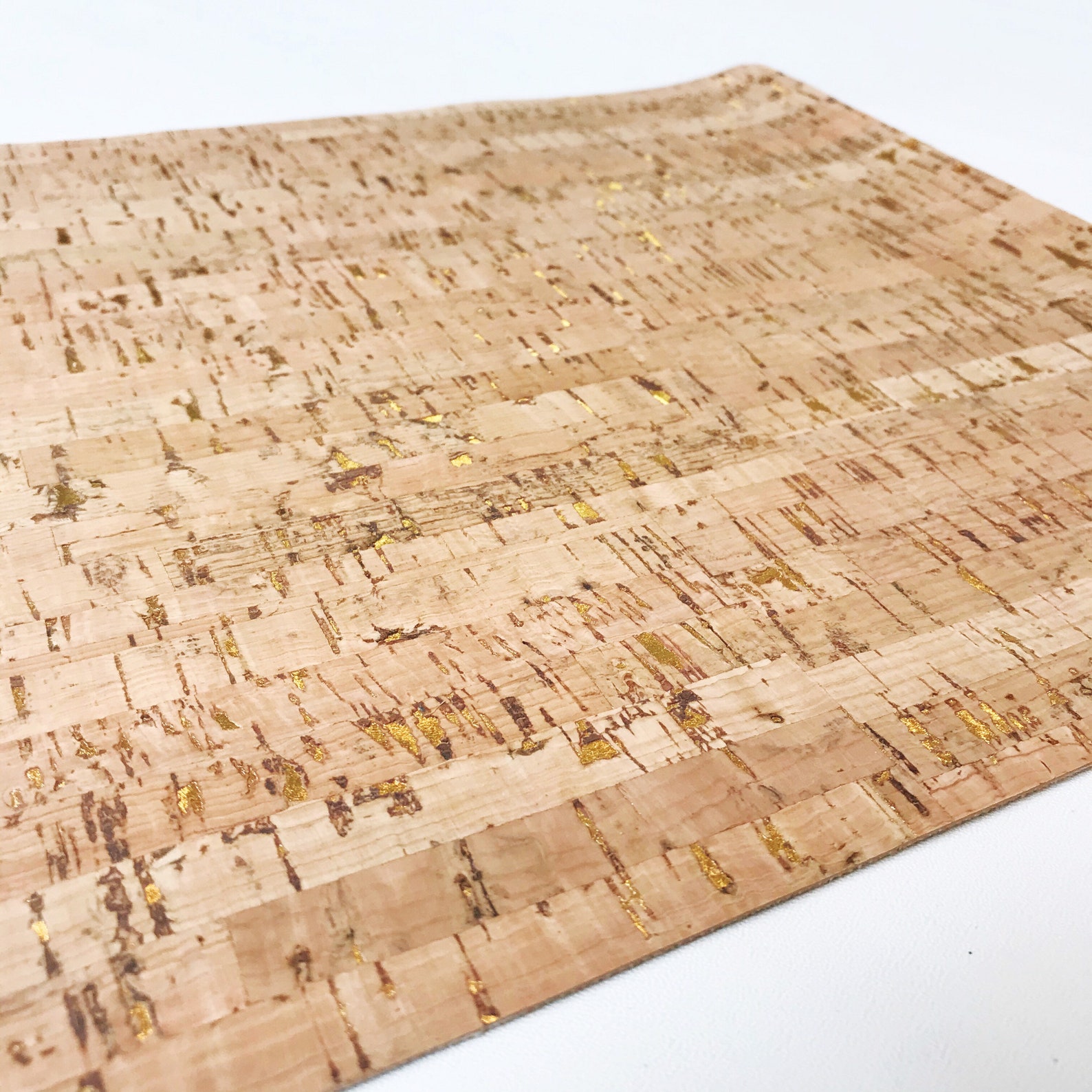 Cork Sheet in Natural With Gold Fleck Bamboo Style 3 Sizes - Etsy Canada