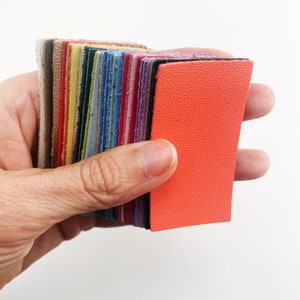 Colored Leather Patches: Metallic & Smooth Die Cut Pieces - Etsy