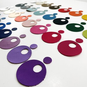 Leather Earring Circles, Small and Large Die Cuts for DIY Jewelry ...