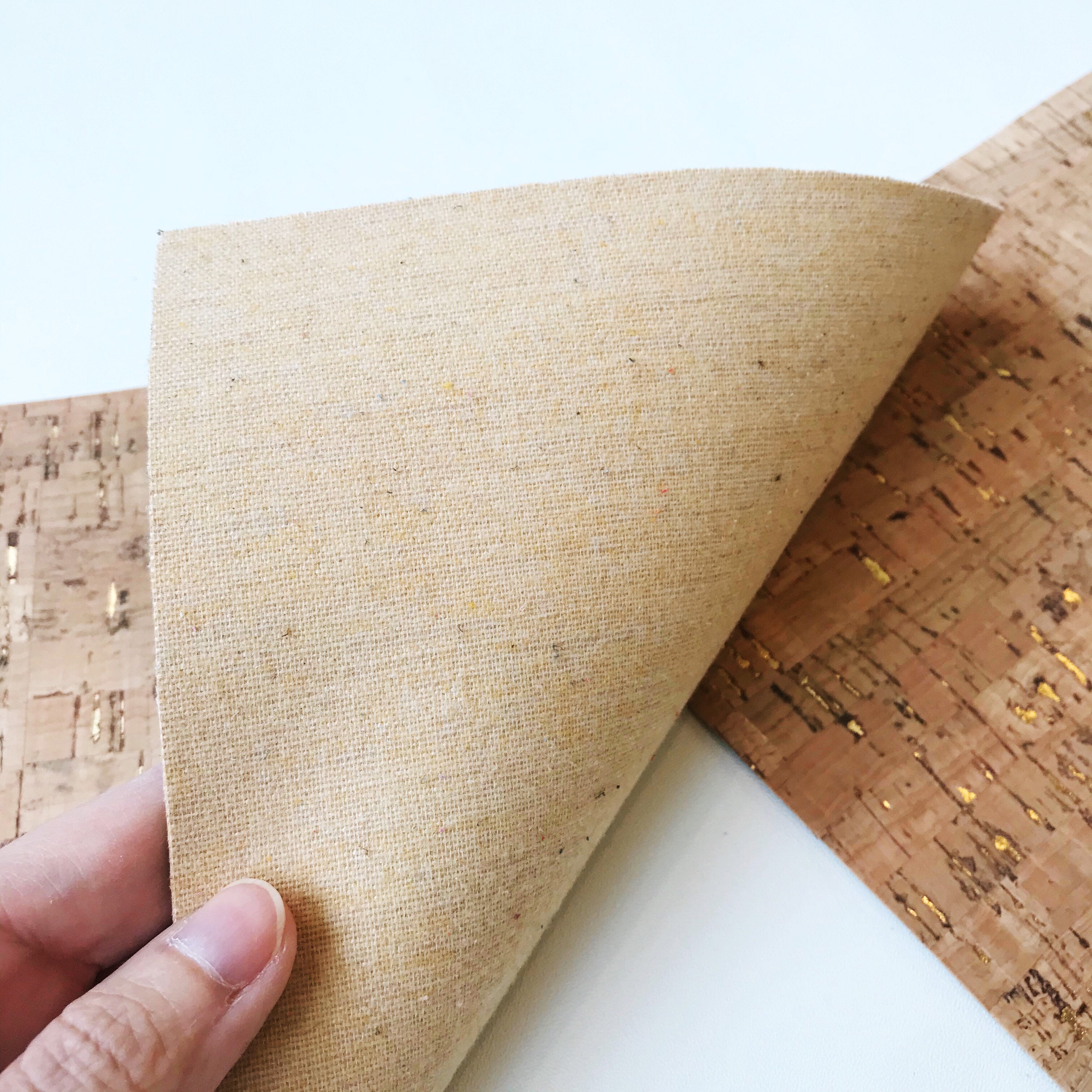 Cork Sheet in Natural With Gold Fleck Bamboo Style 3 Sizes - Etsy Canada