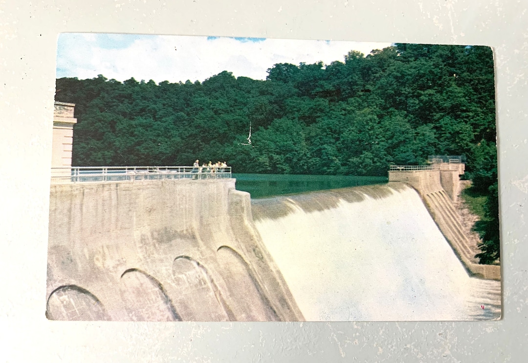 Baltimore Postcard Loch Raven Dam Baltimore County Maryland - Etsy