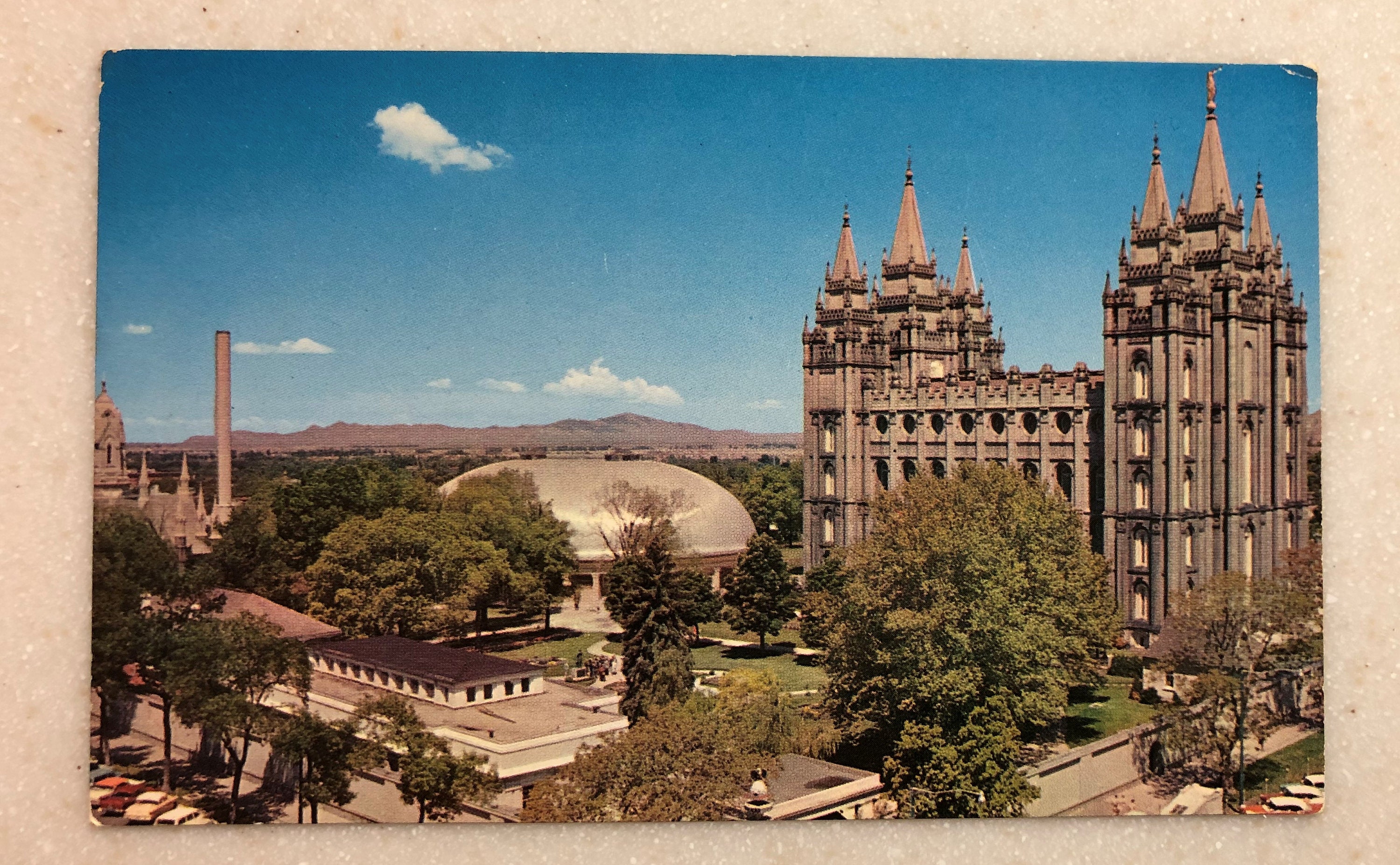 Unused Salt Lake City The Mormon Temple and Grounds Vintage Utah ...