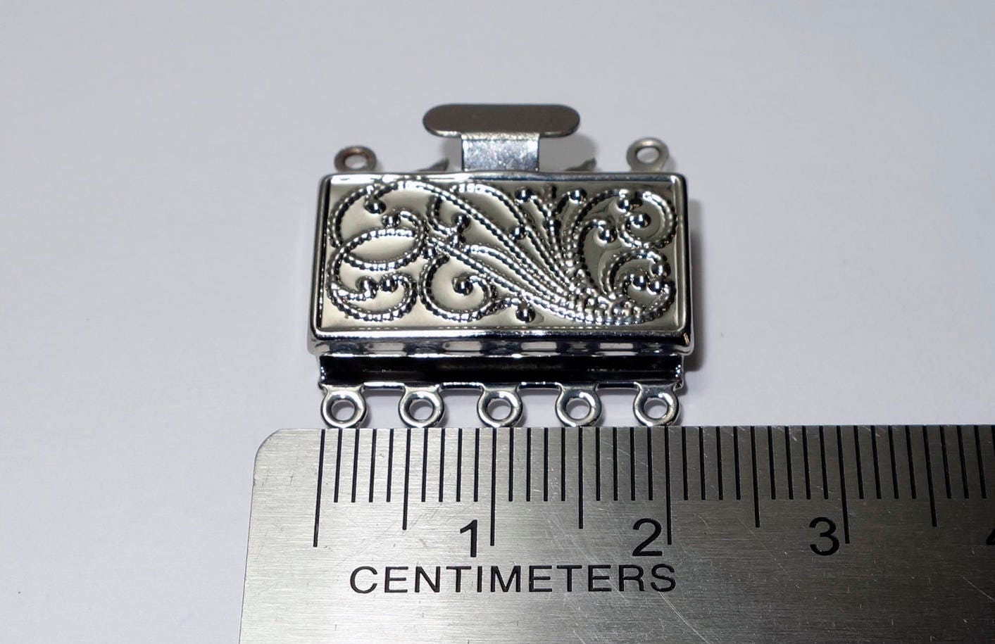 5 FANCY BOX CLASP Your choice of 3 or 5 rows or both | Etsy