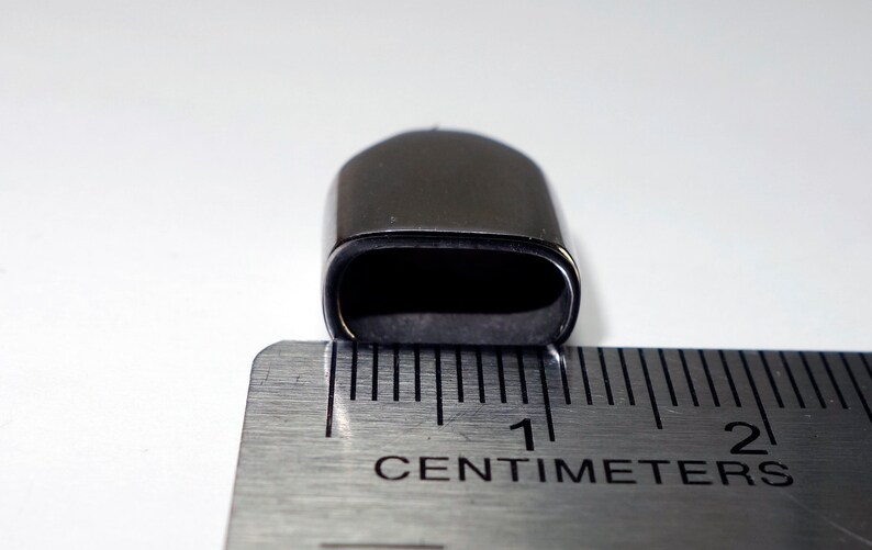 5 STAINLESS STEEL CORD Ends or End Caps - Hole: 10MM X 5MM - Dimensions ...