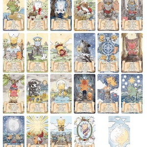 Sassy Dragons Tarot CLASSIC Edition - 79 Tarot Cards (60x110mm ...