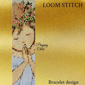 Child Praying Loom Pattern, Loom Patterns, Loom Bracelet, Loom Beading ...
