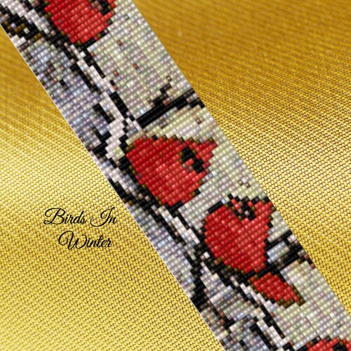 Birds in Winter Loom Pattern Loom Pattern Loom Patterns - Etsy
