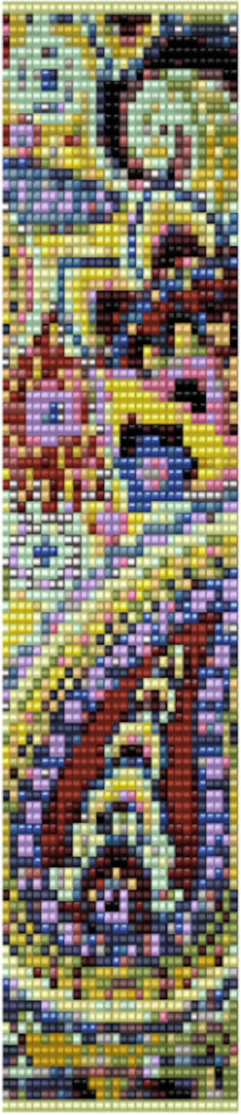 Vintage Paisley Loom Pattern, Bead Loom Pattern, Loom Pattern, Loom ...