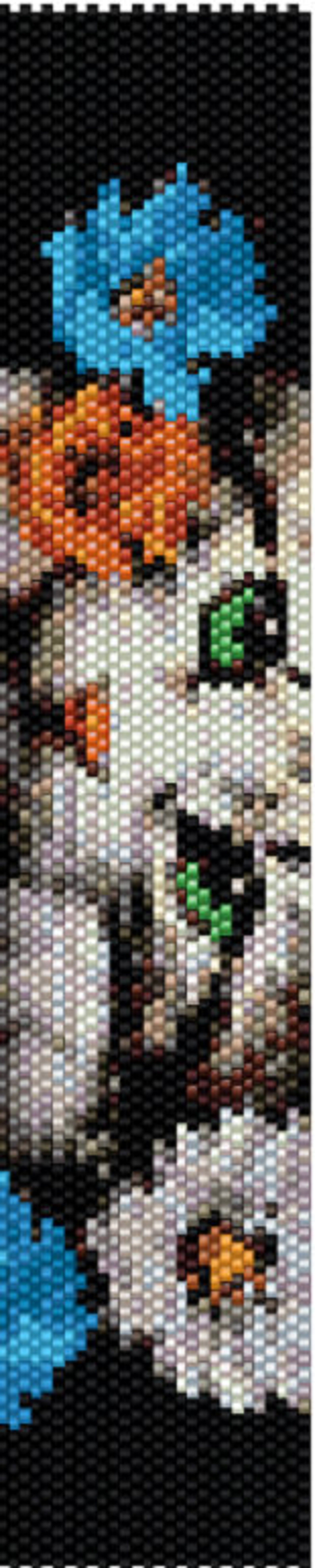Green Eyed Kitten Peyote Pattern, Peyote Patterns, Peyote, Peyote ...