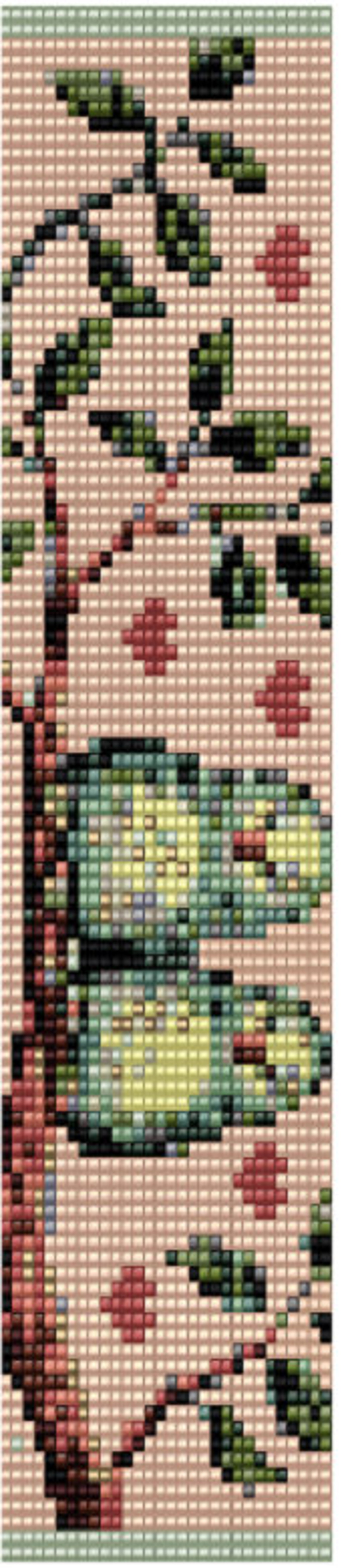 Love Birds Loom Pattern, Bead Loom Pattern, Loom Pattern, Loom Bracelet ...