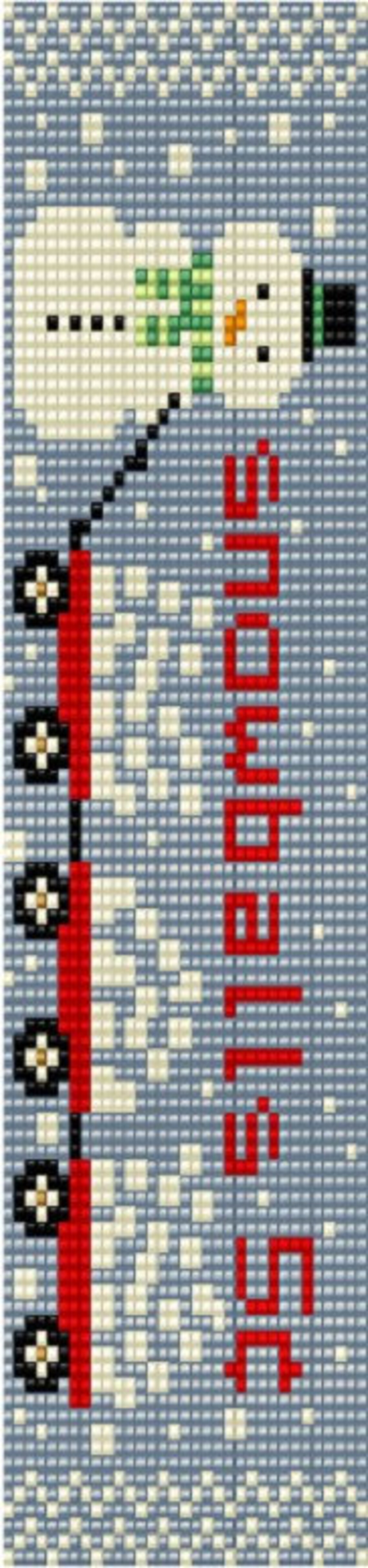 Snowballs 5 Cents Loom Pattern, Loom Patterns, Loom Pattern, Loom ...