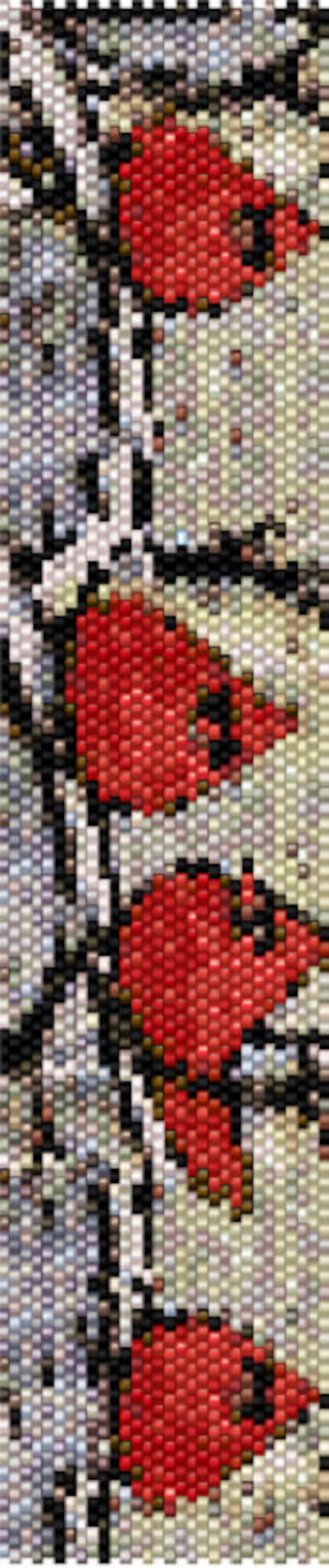 Birds in Winter Peyote Pattern Peyote Pattern Peyote - Etsy