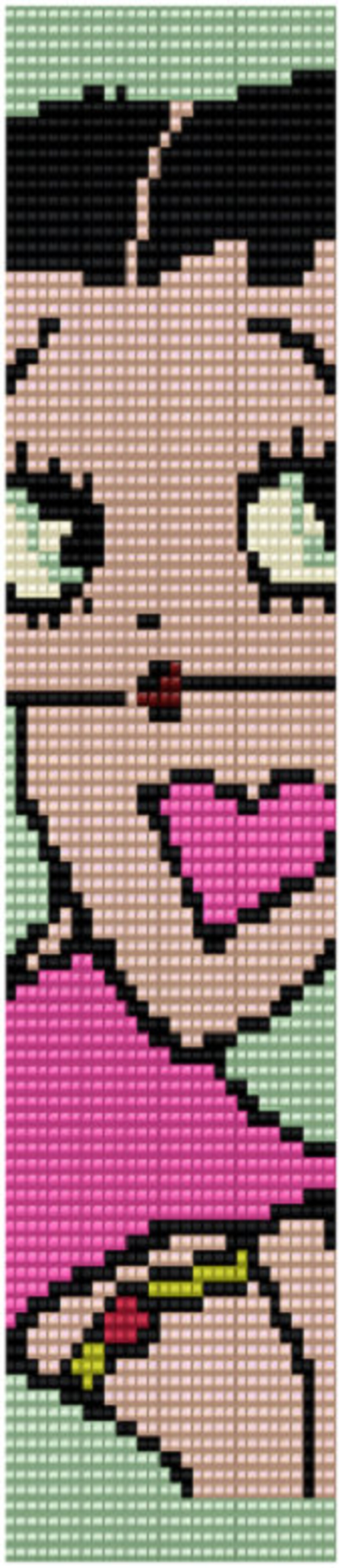 Betty Boop Loom Pattern Loom Pattern Loom Bracelet Loom - Etsy