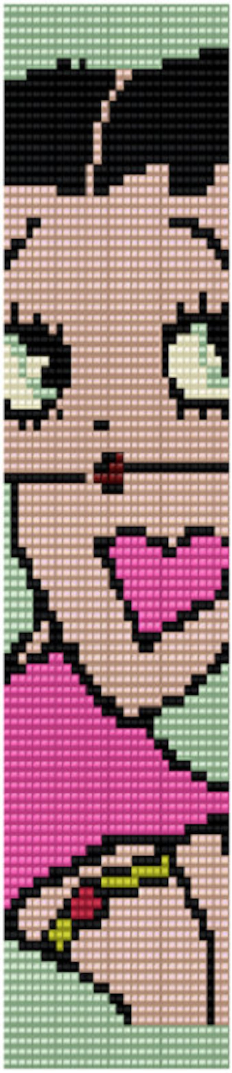 Betty Boop Loom Pattern, Loom Pattern, Loom Bracelet, Loom Beading ...