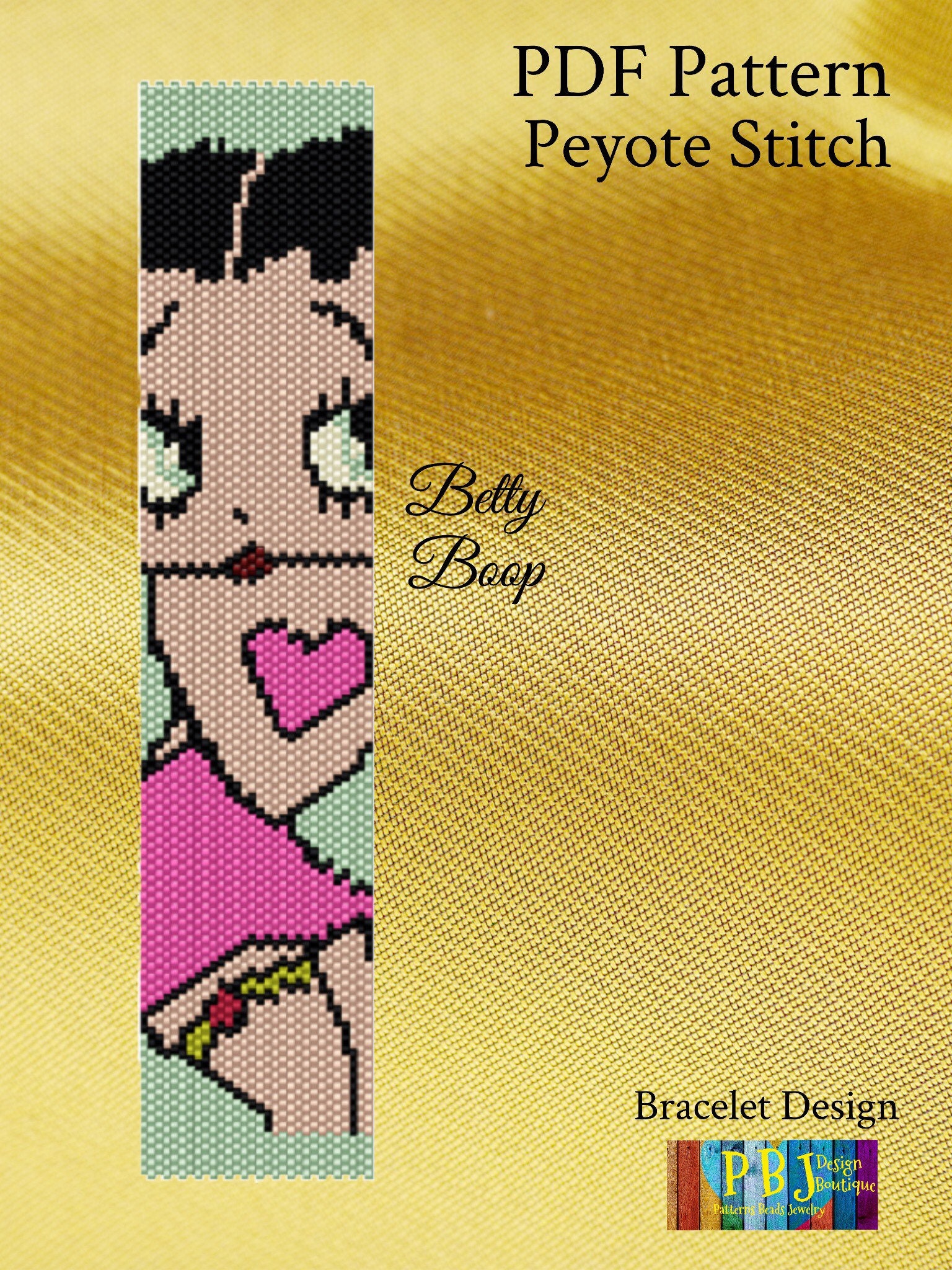 Betty Boop Peyote Pattern, Peyote Pattern, Peyote Patterns, Betty Boop ...