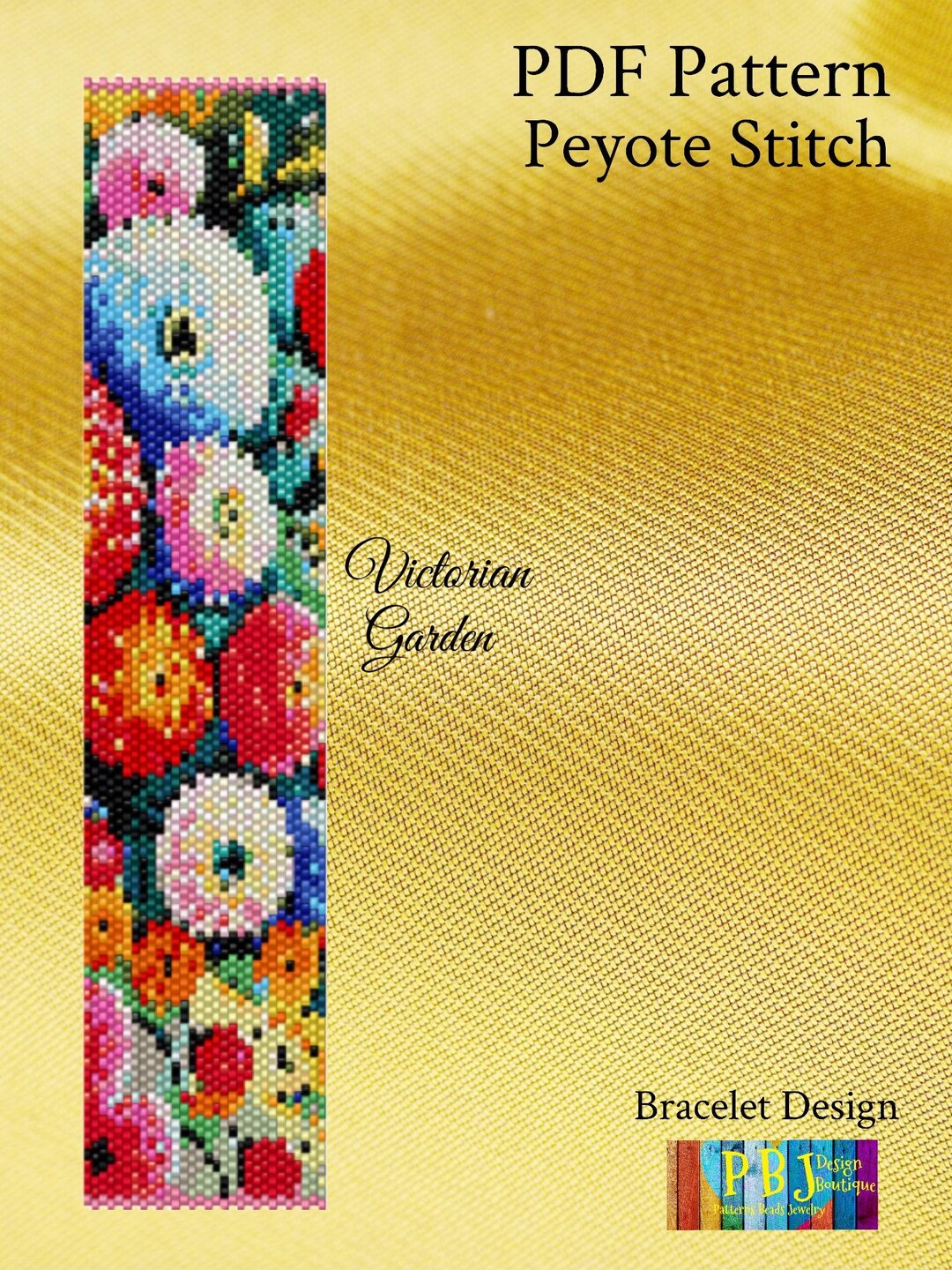 Victorian Garden Peyote Pattern, Peyote, Peyote Pattern, Peyote ...