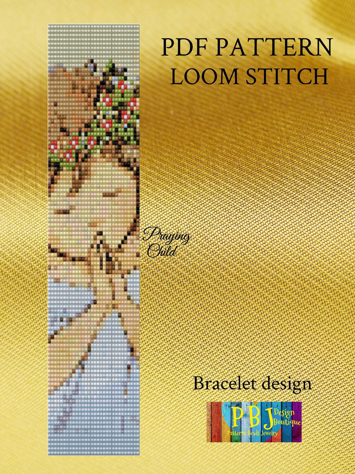 Child Praying Loom Pattern Loom Patterns Loom Bracelet Loom | Etsy