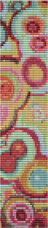 Art Fair Loom Pattern Loom Pattern loom bracelet loom | Etsy