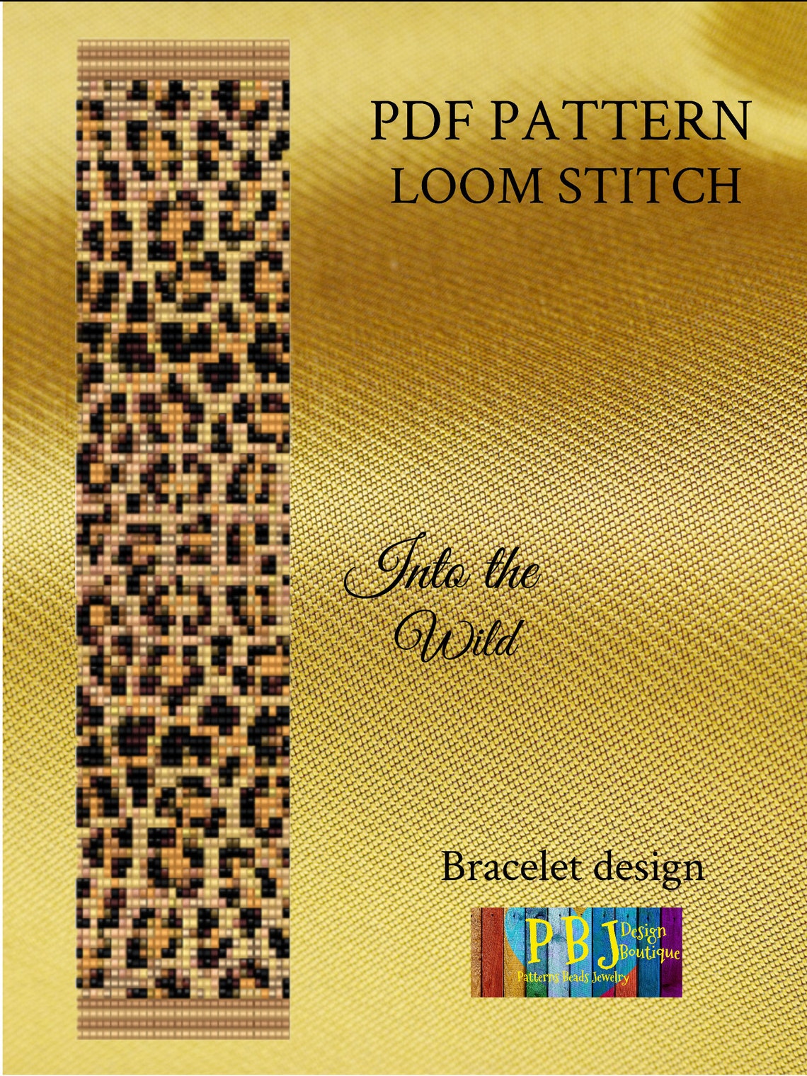 Into the Wild Loom Pattern Leopard Pattern Bead Loom - Etsy
