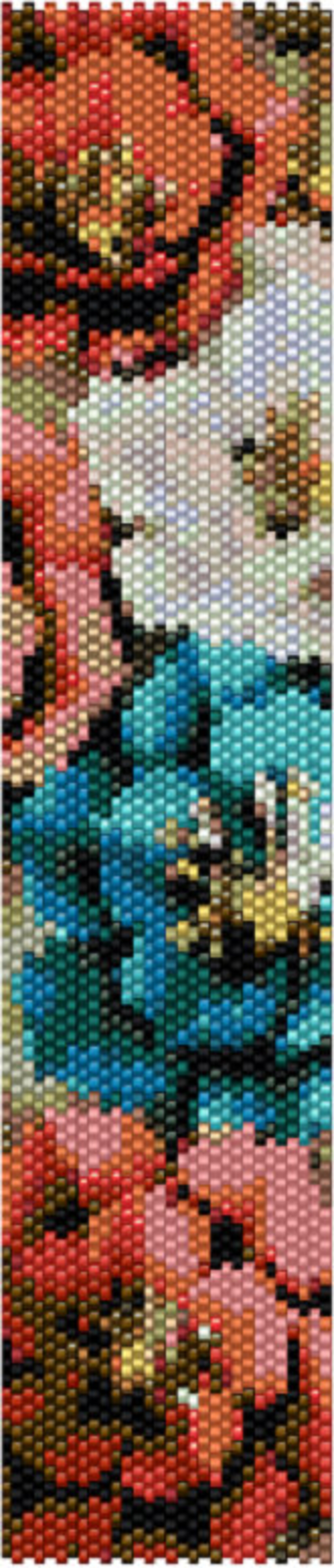 Eden Peyote Pattern Peyote Pattern Peyote Bracelet Floral - Etsy