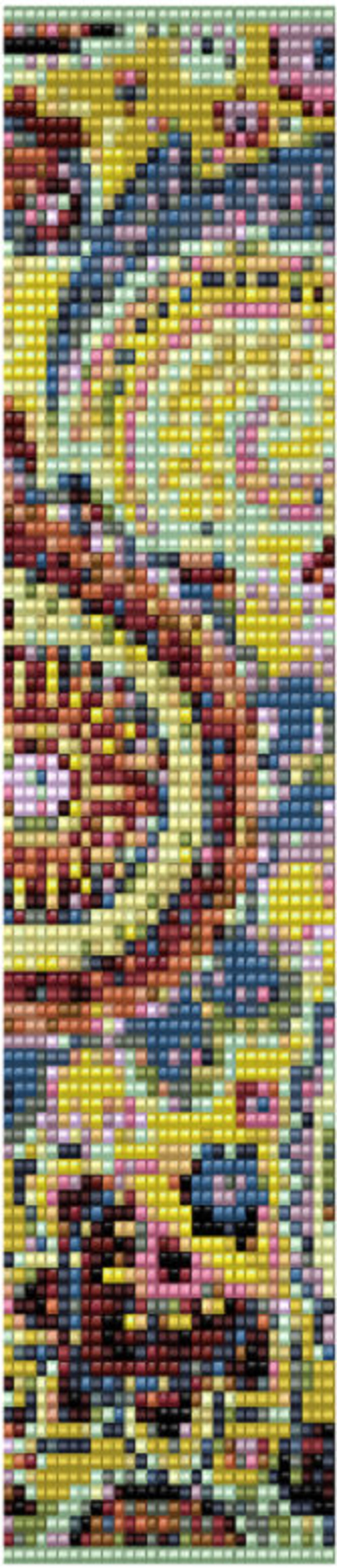 Vintage Paisley Loom Pattern, Bead Loom Pattern, Loom Pattern, Loom ...