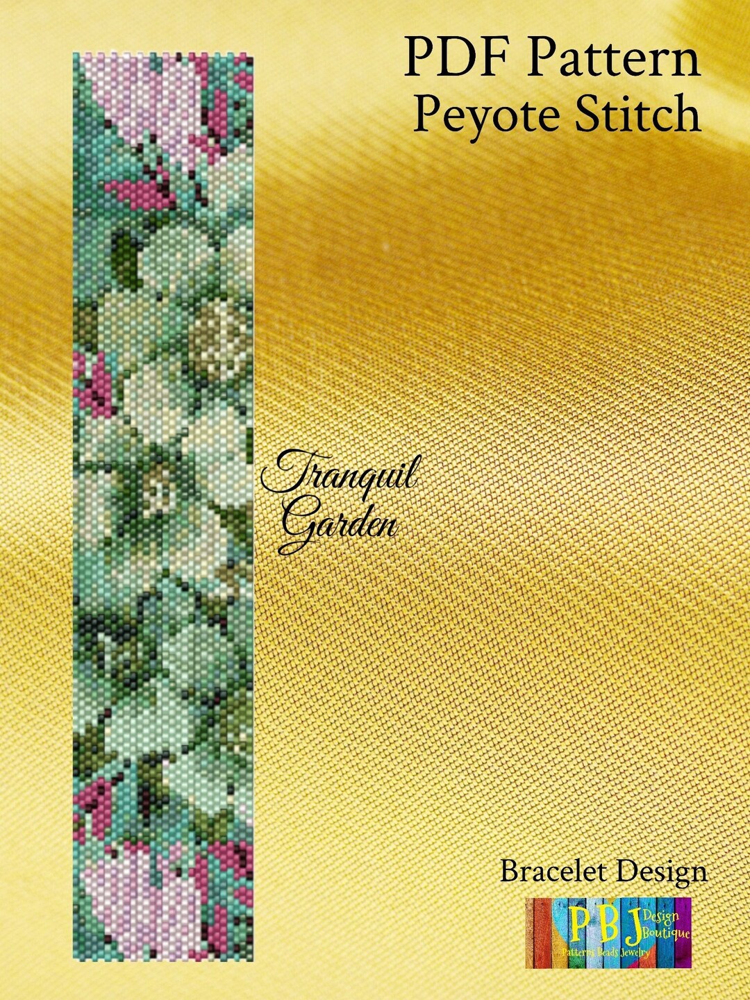 Tranquil Garden Peyote Pattern, Peyote, Peyote Pattern, Peyote Patterns ...