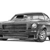Holden VK Commodore Street Machine A3 Print off Original Pencil Drawing ...