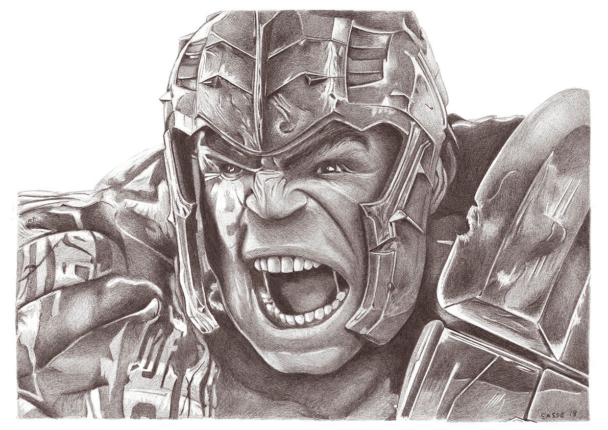Hulk Drawing In Pencil