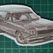 Holden VK Commodore Street Machine A3 Print off Original Pencil Drawing ...