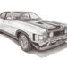 Holden VL Commodore SS Group A Walkinshaw A3 Print off Original Pencil ...