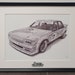 Holden VK Commodore Street Machine A3 Print off Original Pencil Drawing ...
