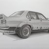 Orginal Artwork Nissan Skyline R33 GTR A3 Fine Art Graphite Pencil ...