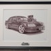 Holden VK Commodore Street Machine A3 Print off Original Pencil Drawing ...