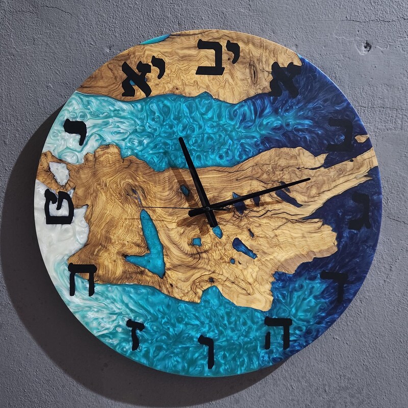 Natural Wood Clock - Etsy