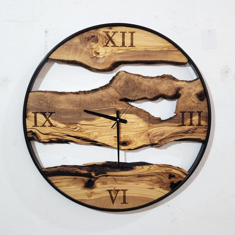 Rustic Wall Clock - Etsy