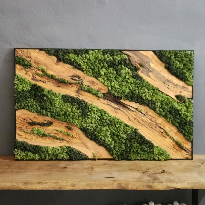 Wall Moss and Wood - Etsy