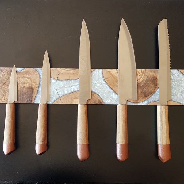 Wood Knife Rack - Etsy