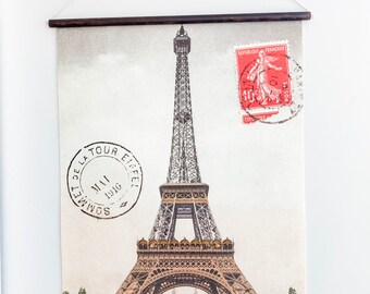 Vintage Style French Library Poster Ready-to-hang | Etsy